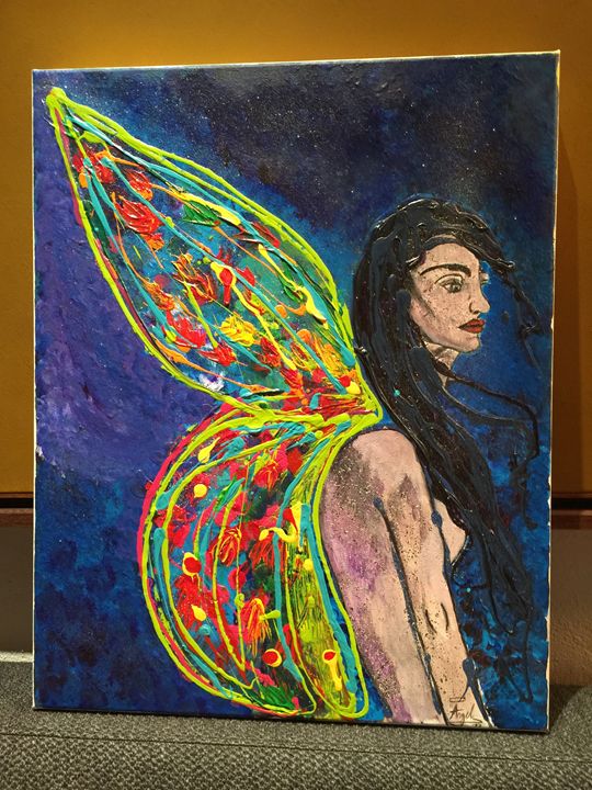 Indian Angel - 1111angel - Paintings & Prints, Abstract, Color - ArtPal