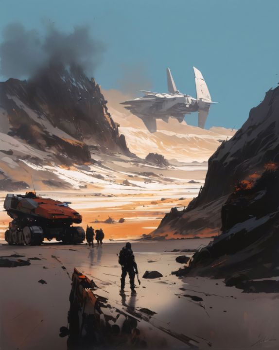 On a rocky planet - ArtsFuture - Digital Art, Fantasy & Mythology ...