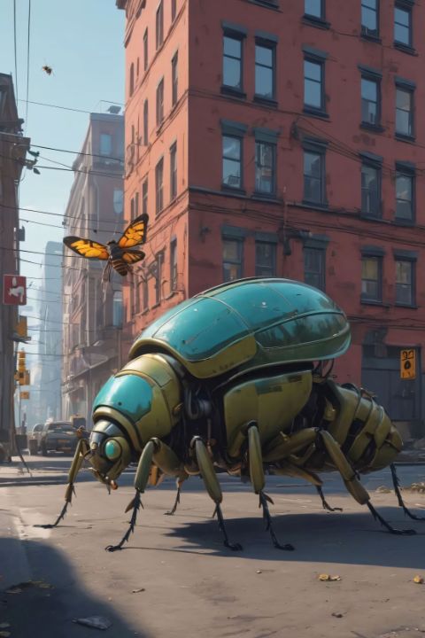 Robot insect - ArtsFuture - Digital Art & AI, Fantasy & Mythology ...