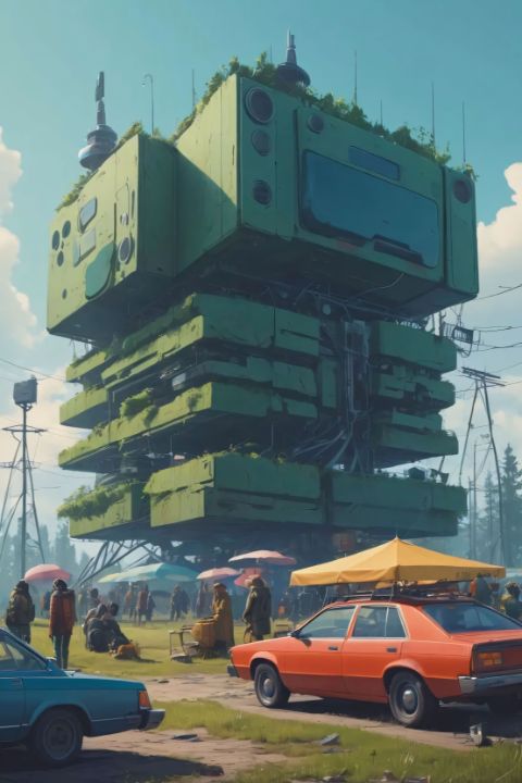 Dystopian society - ArtsFuture - Digital Art & AI, Landscapes & Nature ...