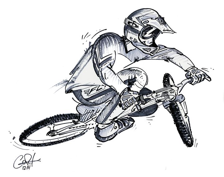 Bmx Bikes Drawings