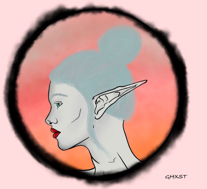 "ELF" - GHOST DESIGNS- THE GHOST IN THE WALL - Digital Art & AI ...