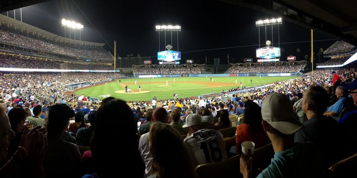 Dodgers Stadium Panoramic - Jon Moore - Photography, Sports & Hobbies ...