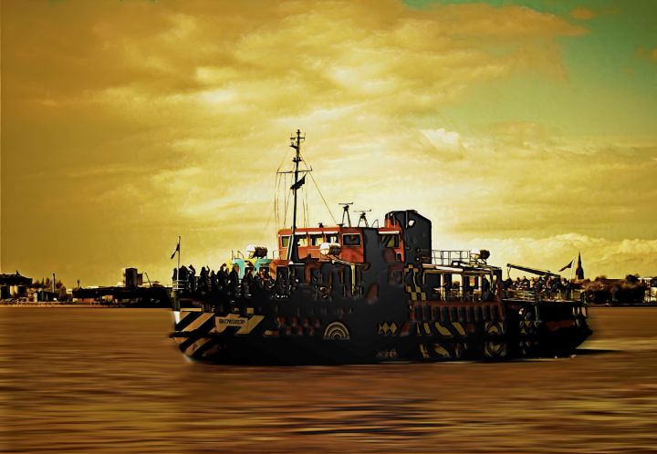 Mersey Ferry (Original Digital Art) - ImageByJohn - Paintings & Prints ...