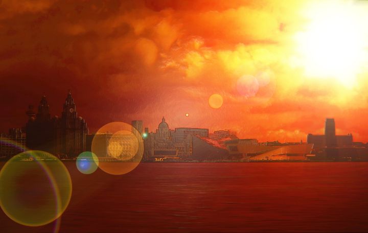 Liverpool Waterfront Skyline - ImageByJohn - Digital Art, Landscapes ...