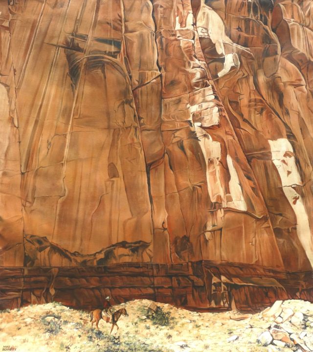 Grand Canyon Wall - Mike Bennett Artist - Paintings & Prints ...
