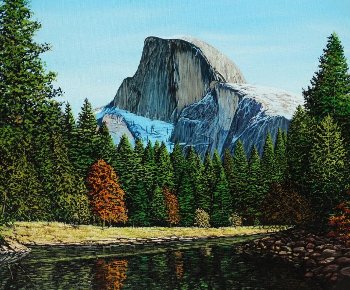 Half Dome #1 - Mike Bennett Artist - Paintings & Prints, Landscapes ...