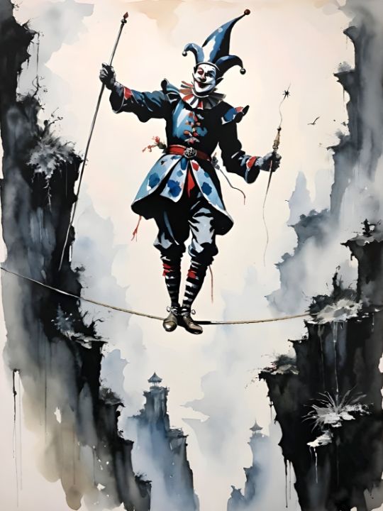Jester Over The Void - blueskyluke - Digital Art & AI, Fantasy ...