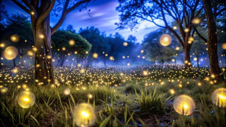 Enchanting Firefly Field - Inspire-Gallery - Digital Art & AI, Animals, Birds, & Fish, Bugs ...