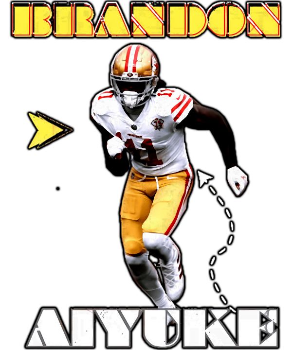 49Ers Football Player Aiyuk - ReefMacapagal - Digital Art & AI, Sports ...