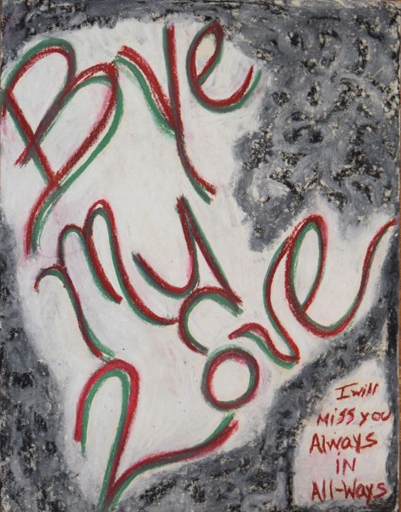 Bye My Love - Amore Art - Drawings & Illustration, Abstract, Color - ArtPal