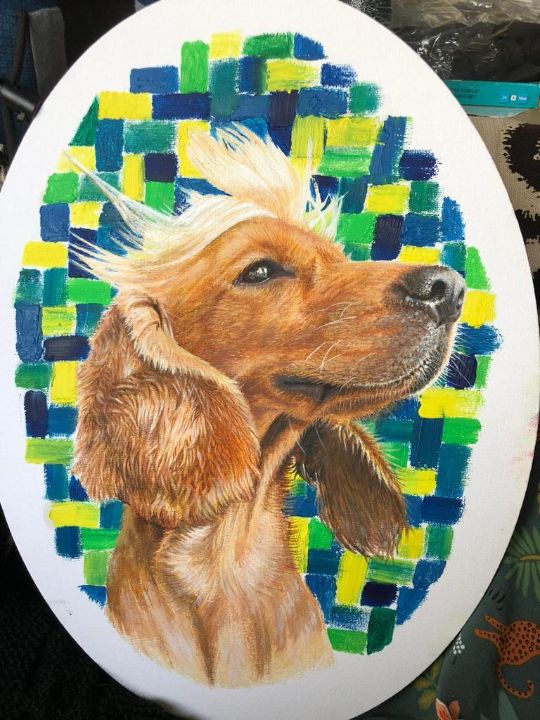 Sam - Liu Chun - Paintings & Prints, Animals, Birds, & Fish, Dogs & Puppies, Cocker Spaniel - ArtPal