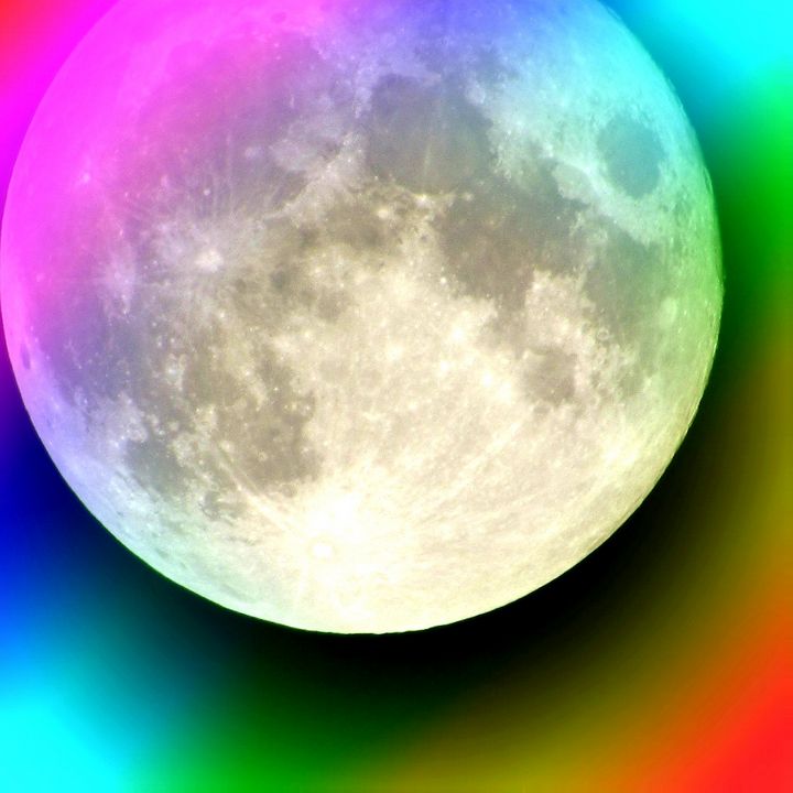 Rainbow moon - Lavender's Gallery - Photography, Astronomy & Space ...