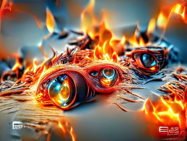 Future Flames - Art by Darksphere - Digital Art & AI, Abstract ...