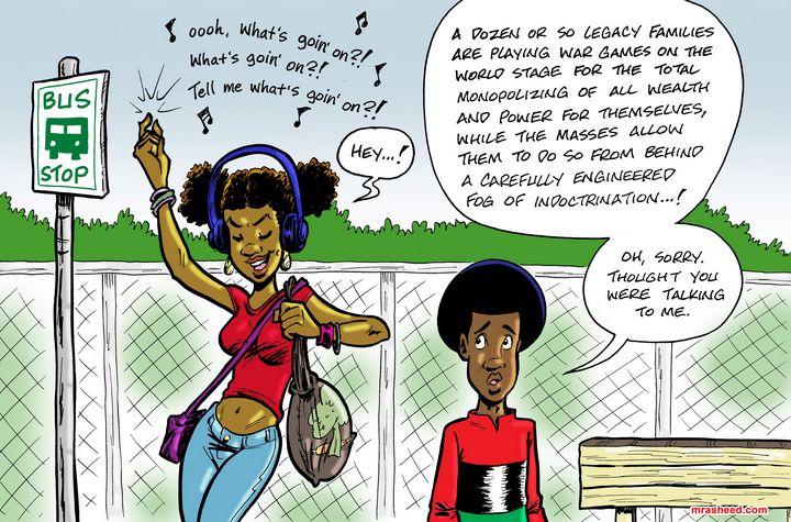 Answering Marvin - M. Rasheed Cartoons - Drawings & Illustration ...