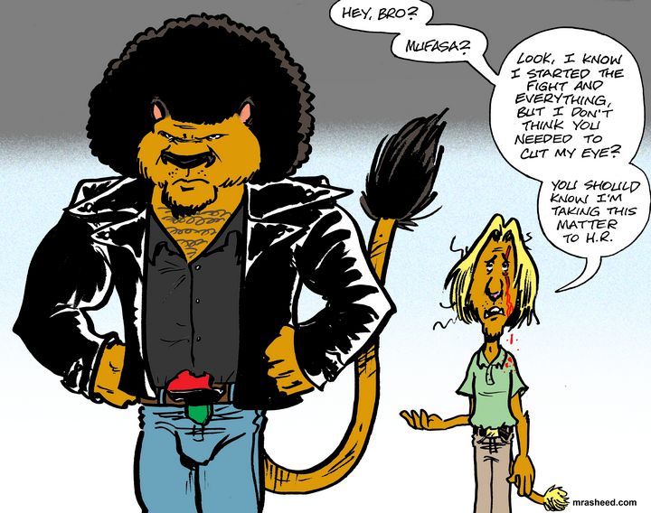 Lion King: Anatomically Correct - M. Rasheed Cartoons - Drawings ...