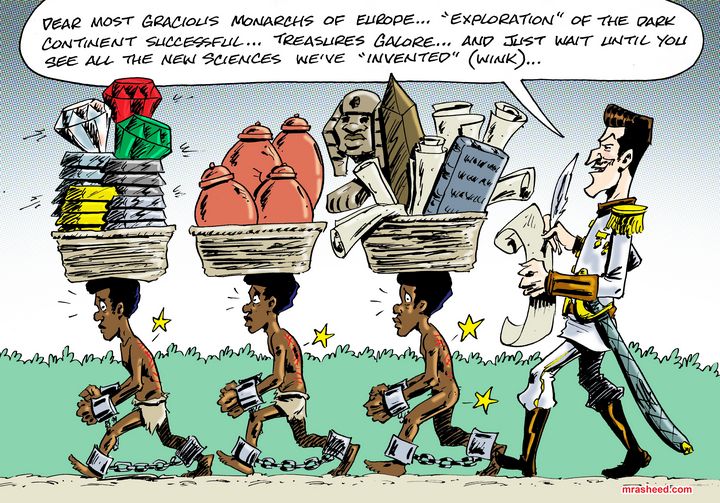 Mythology of the Colonizer - M. Rasheed Cartoons - Drawings ...