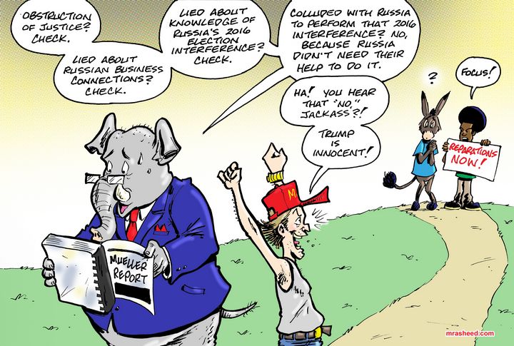 Comically Self-Serving Analysis - M. Rasheed Cartoons - Drawings ...