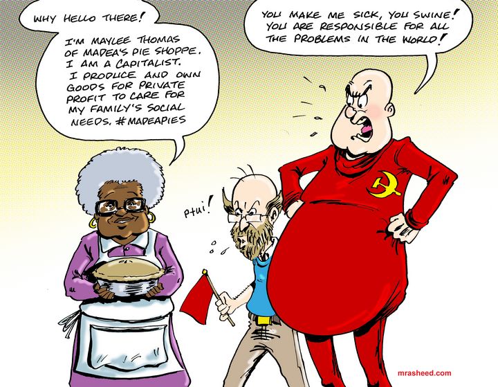 Blind Ideology vs Common Sense - M. Rasheed Cartoons - Drawings ...