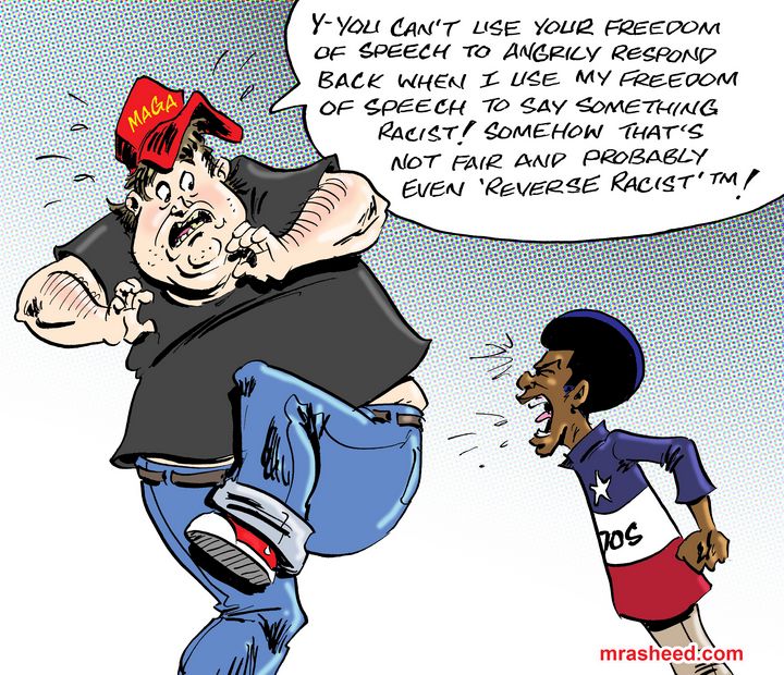 When White Entitlement and White... - M. Rasheed Cartoons - Drawings ...