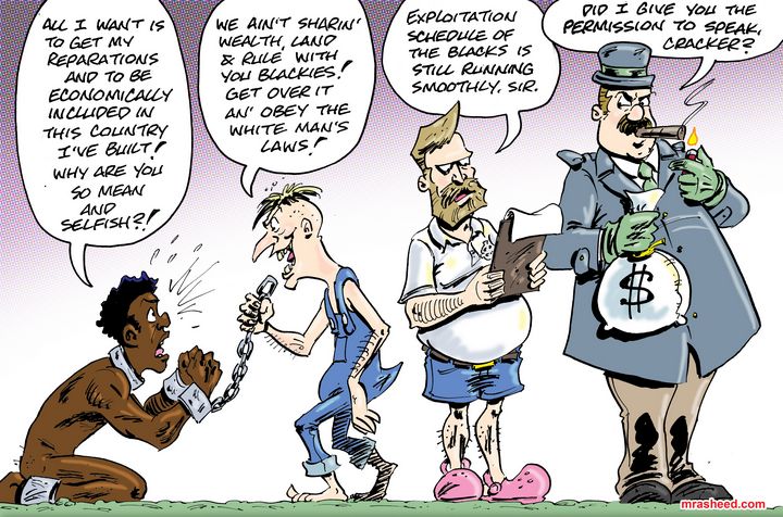 Hierarchy of America's Enduring Sin - M. Rasheed Cartoons - Drawings ...