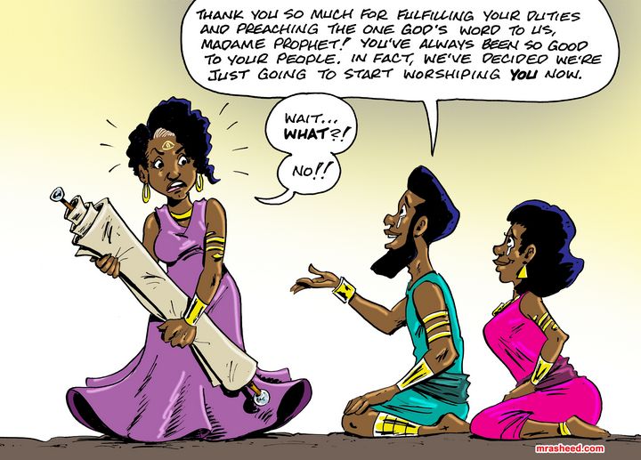 Creating the Goddess - M. Rasheed Cartoons - Drawings & Illustration ...