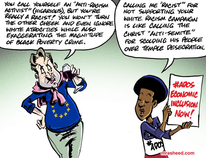 Discriminating Against Whiteness - M. Rasheed Cartoons - Drawings ...