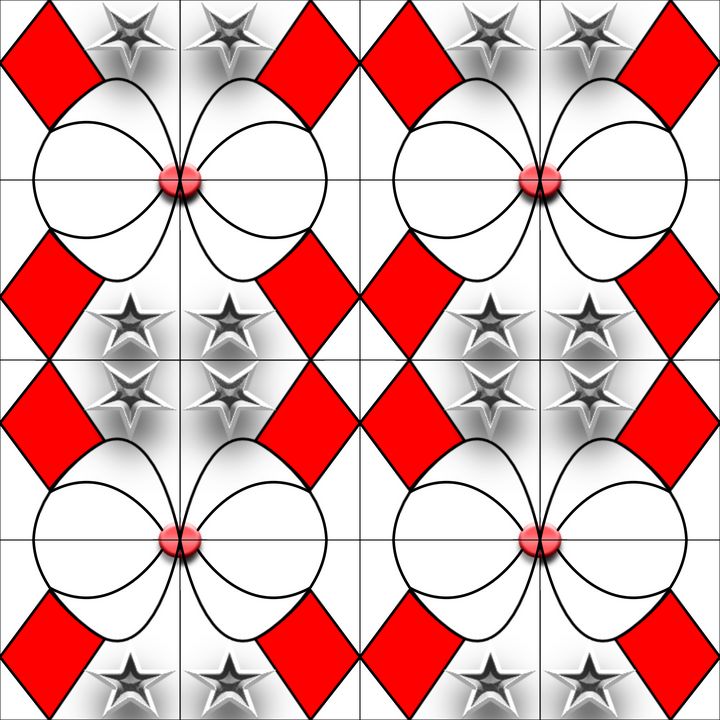 Repeating shapes - Pauline Warman - Digital Art, Abstract, Geometric ...