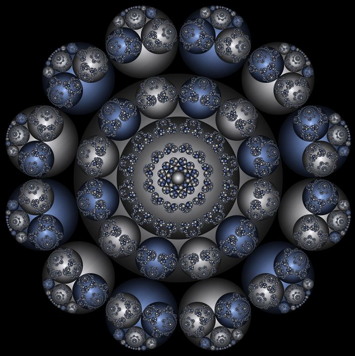 Unit Circle Fractal - Pauline Warman - Digital Art & AI, Science & Technology, Mathematics - ArtPal