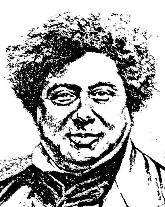 Alexandre Dumas (Père)-2A - IMPACTEES STREETWEAR: ARTWORKS - Paintings ...