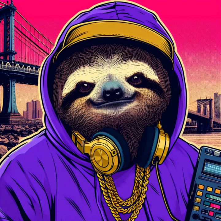 Deejay Sloth in the Middle-Brooklyn - IMPACTEES STREETWEAR: ARTWORKS ...