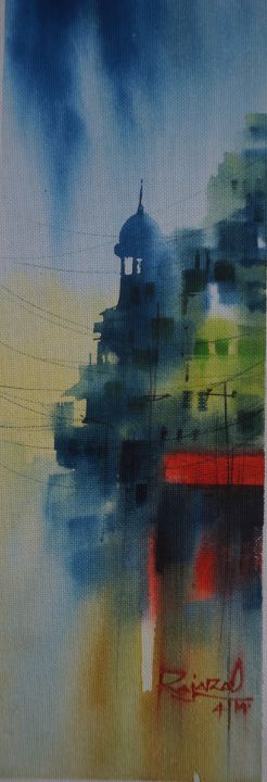 Streetscape 3 - Raj Art - Paintings & Prints, Landscapes & Nature ...