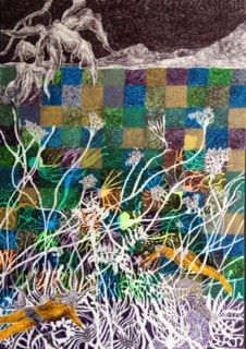 Night Swimmers - aRDart - Drawings & Illustration, Flowers, Plants ...