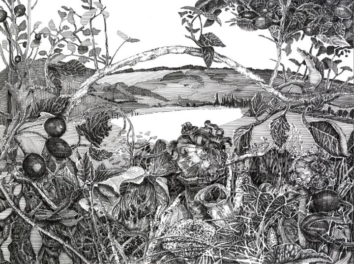 October - aRDart - Drawings & Illustration, Flowers, Plants, & Trees ...