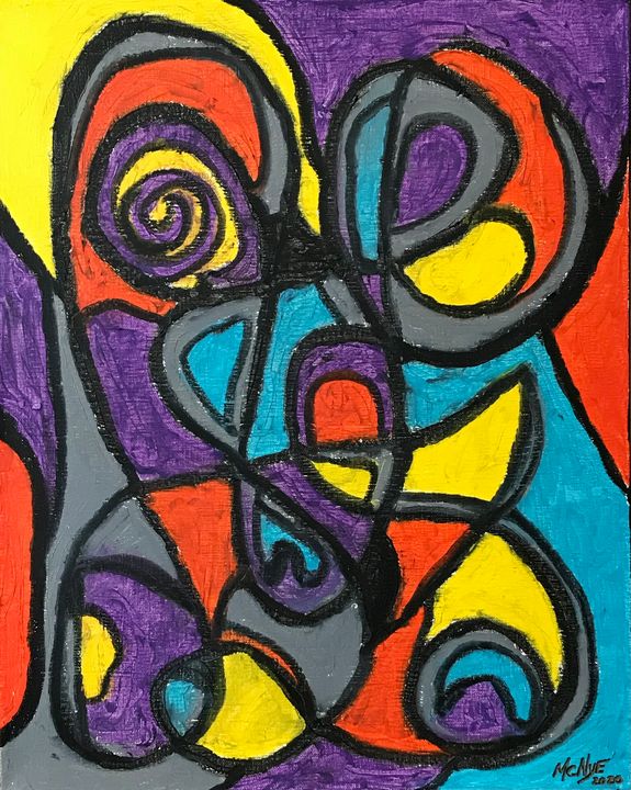 IT IS WHAT IT IS - Mitch Nye - Paintings & Prints, Abstract, Irregular ...