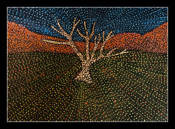 Kinetic Pointillism - Dr.Ganesh Kelagina Beedu Shenoy - Paintings ...