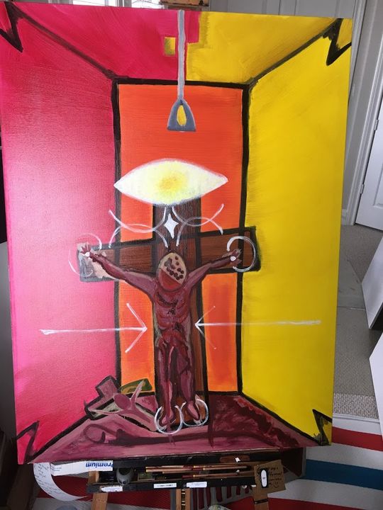 Self Guilt - Katla1909 - Paintings & Prints, Abstract, Figurative - ArtPal