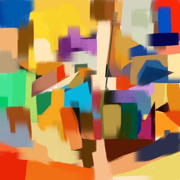 ABSTRACT CUBISM - DEKERACT ART STUDIO - Digital Art & AI, Abstract ...