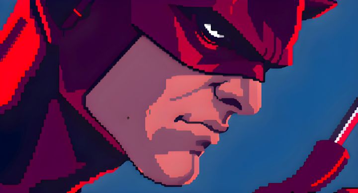 Daredevil Eyes Projekt 8-BIT Art - MR.BEAST - Drawings & Illustration ...