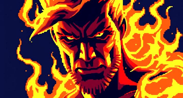Human Torch Eyes Projekt 8-BIT Art - MR.BEAST - Drawings & Illustration ...