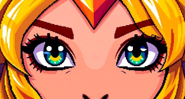 Princess Zelda Eyes Projekt 8-BIT - MR.BEAST - Paintings & Prints ...