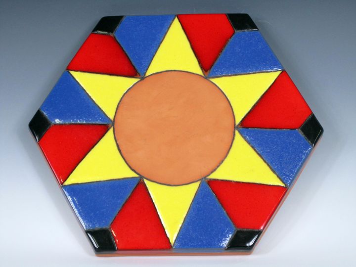 Ceramic Art Paver Tile #2 - Pacifica Tiles - Ceramics & Pottery, Tiles ...