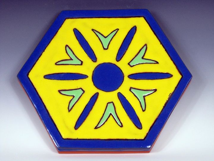 Ceramic Art Paver Tile #5 - Pacifica Tiles - Ceramics & Pottery, Tiles ...