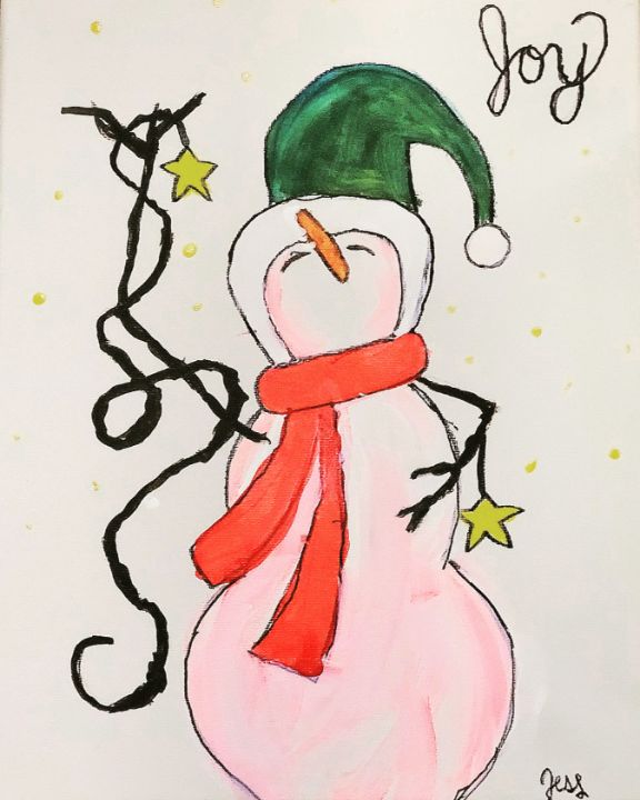 Joy - Create Hope - Paintings & Prints, Holidays & Occasions, Christmas ...