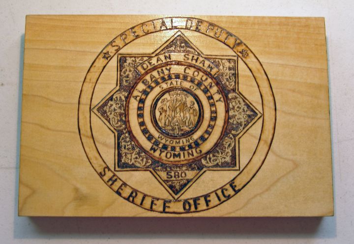Custom Law Enforcement plaque - ForrestWyoming - Crafts & Other Art ...