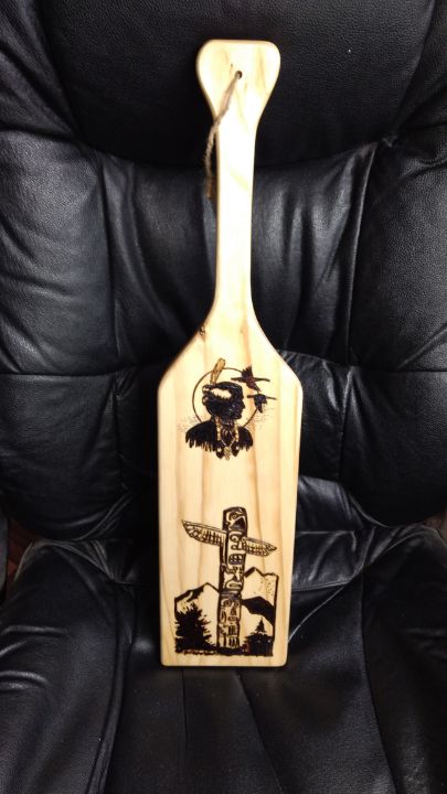 Native American Paddle - ForrestWyoming - Crafts & Other Art, Other ...