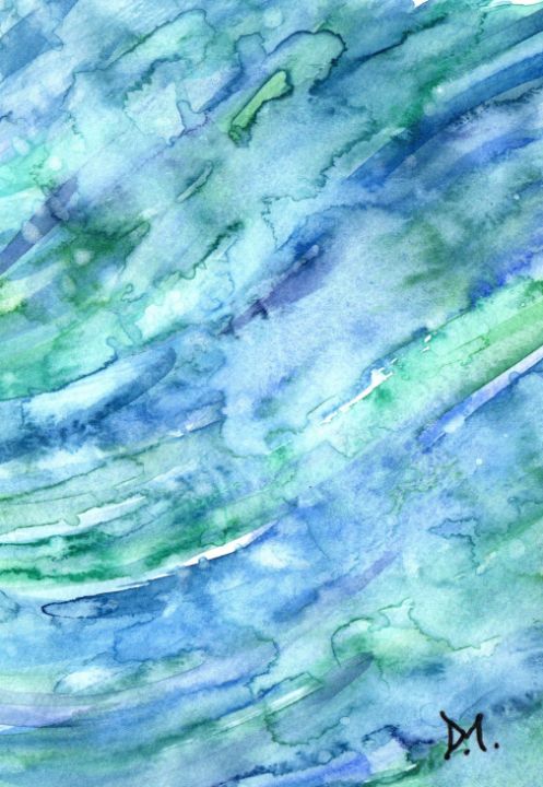 Blue Storm - Abstracts by Danette Malerich - Paintings & Prints ...
