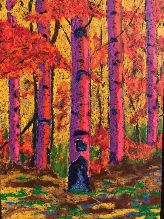 That Aspen Magic 1 - James Reeves Artist - Paintings & Prints, Flowers ...