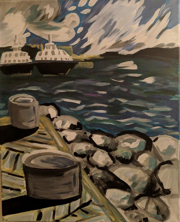 DartmouthWaterFront - McDaid Art - Paintings & Prints, Landscapes ...