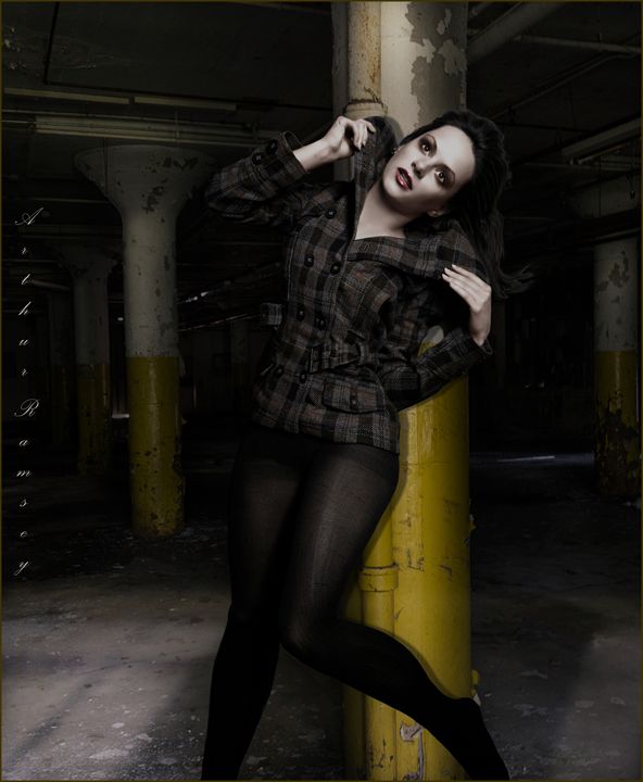 Slightly Gothic Pinup - Art by Arthur Ramsey - Digital Art & AI, People ...